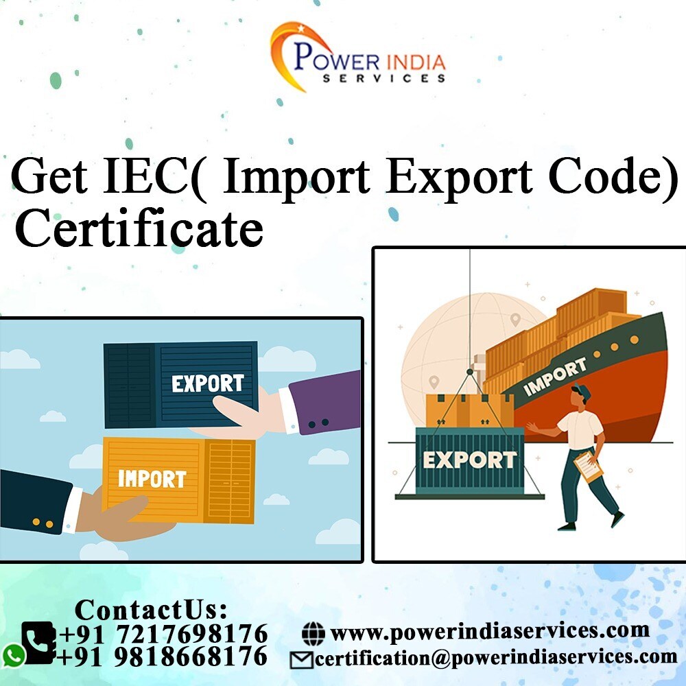 IEC CODE in Delhi at ₹ 1,500 / session by Power India Services - Justdial