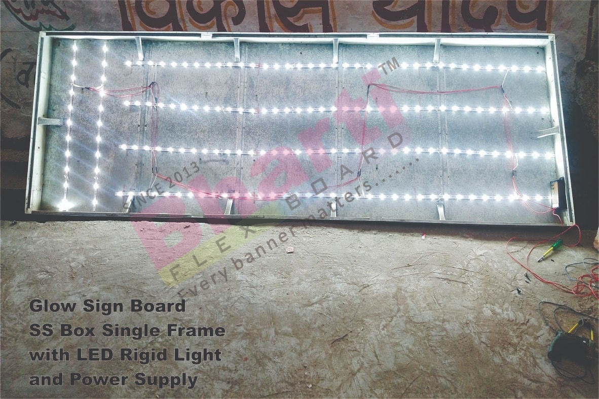 Illuminated Flex Backlit Glow Board - Wall Mount with Custom Design in ...