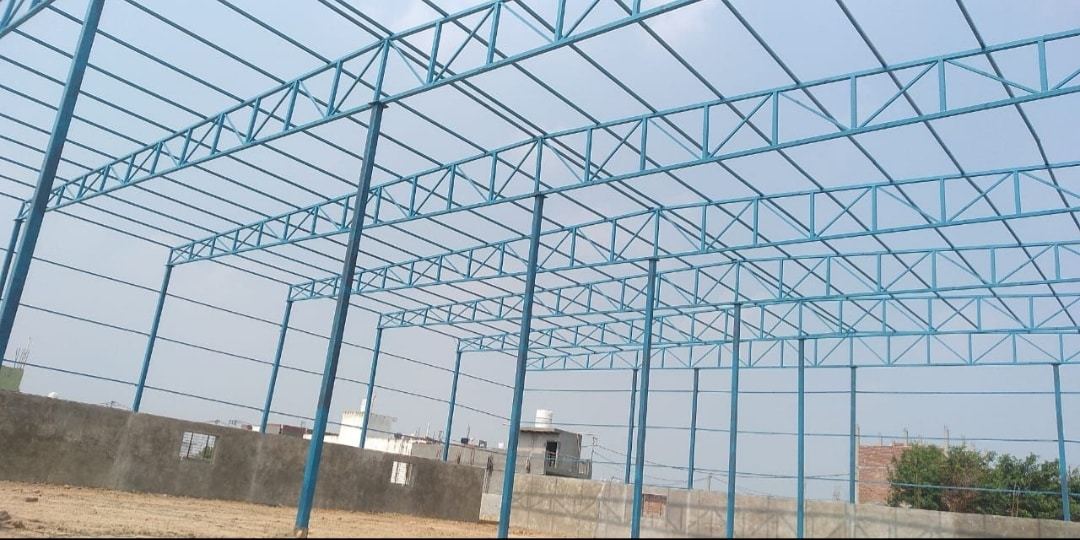 Industrial Steel Shade Structure in Delhi at ₹ 250 - ₹ 350 / Sq.ft by ...