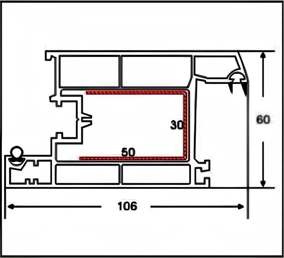 Inswing Door Sash in Bangalore at ₹ 115 / Kg by Platinumm Upvc Doors ...