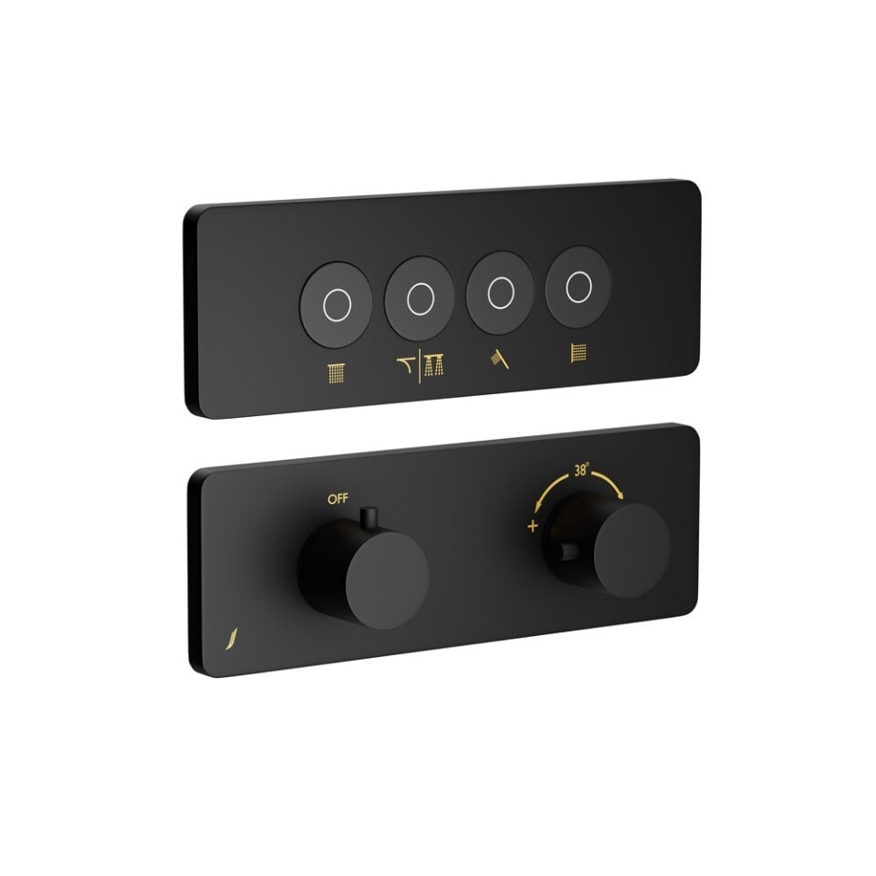 Jaguar QLD-BLM-309685KRMHB Black Cloud Touch Shower System in Pune at ...