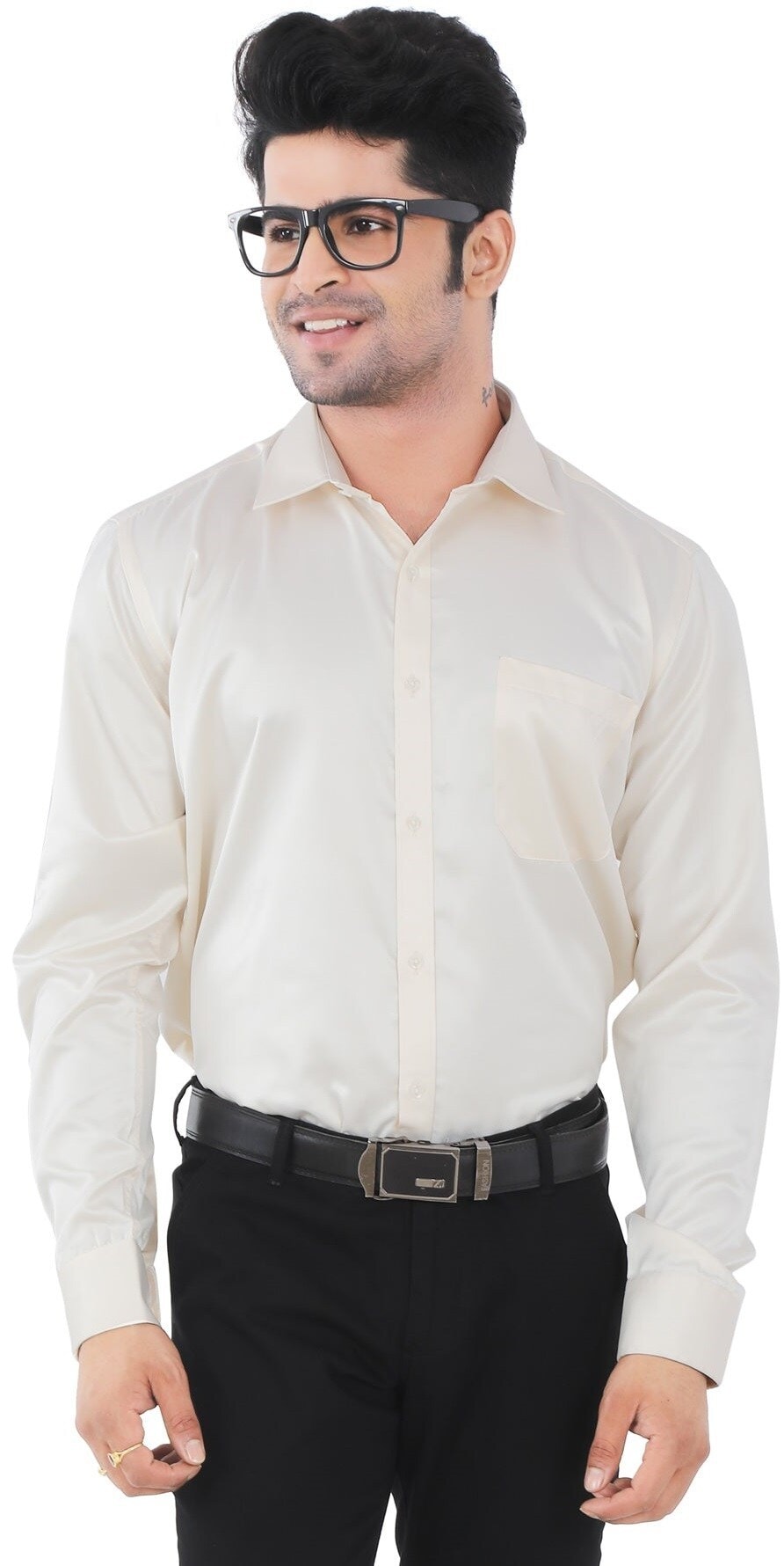 Rasin White Men 44 Bushirt - Get Best Price from Manufacturers ...