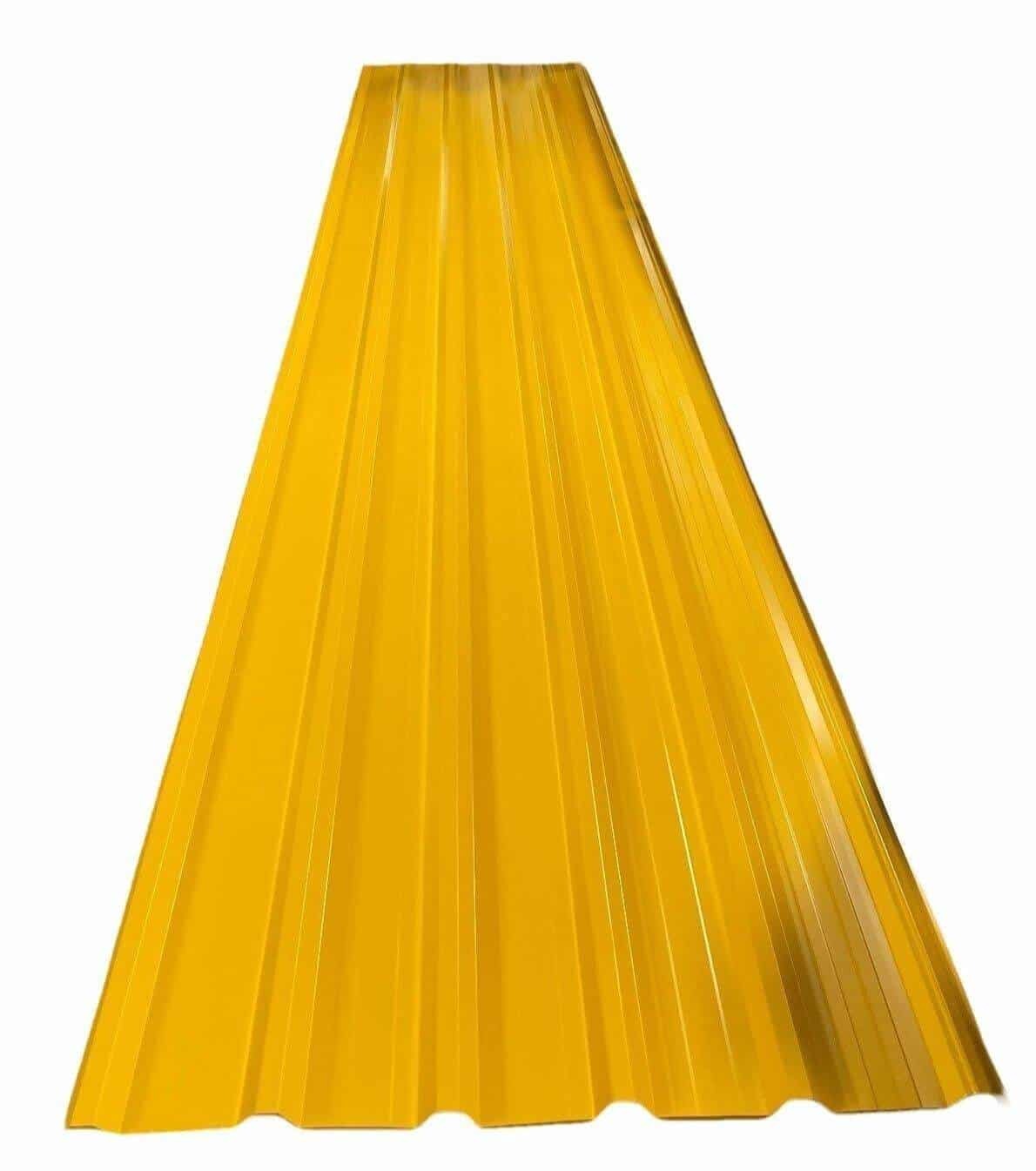 JSW Yellow Roofing Sheet in Delhi at ₹ 90 / Kg by Gupta Iron & Steel ...