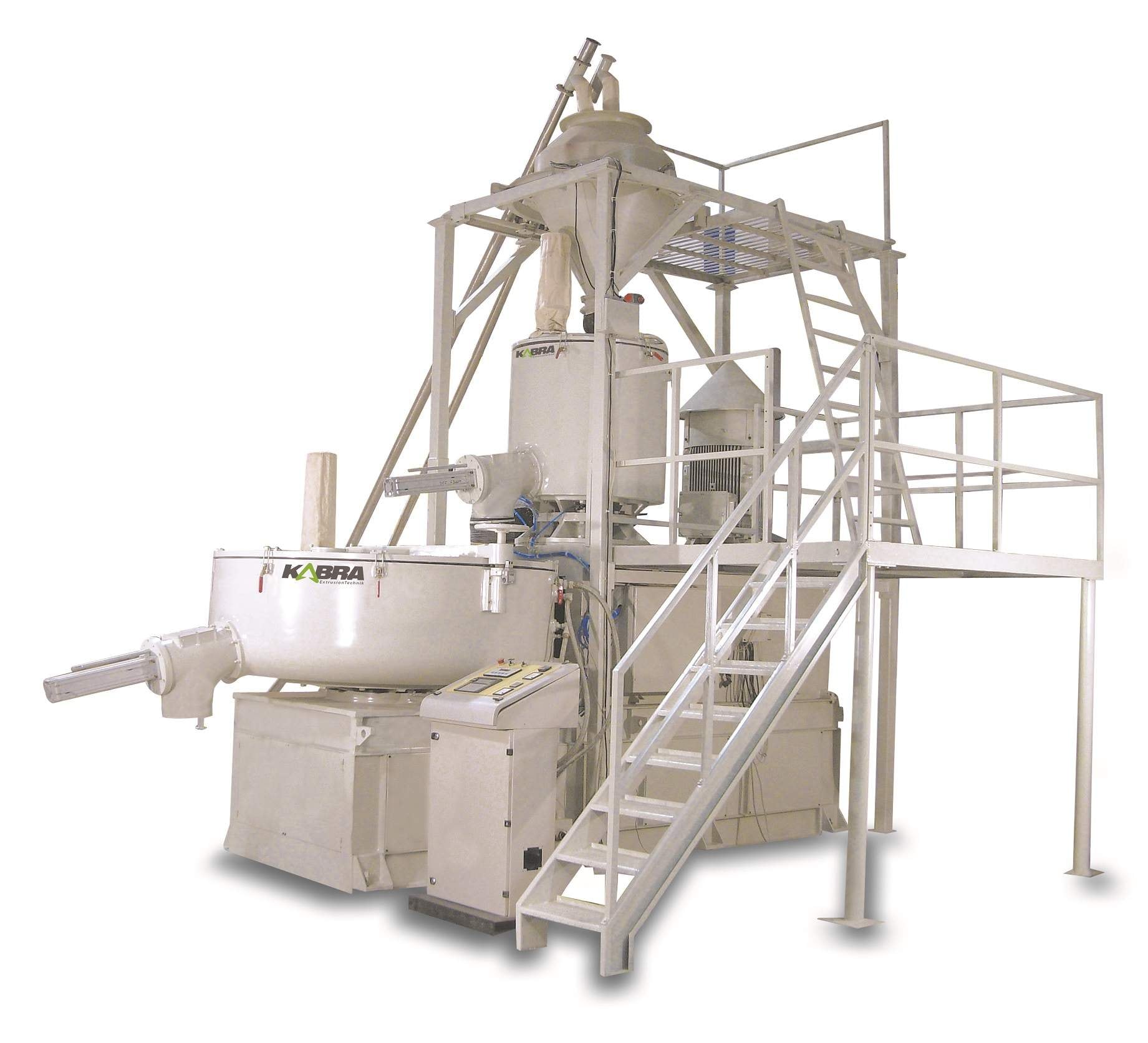 Kabra KMC 130/300 R Extrusion RPVC Compounding Mixer And Cooler in ...