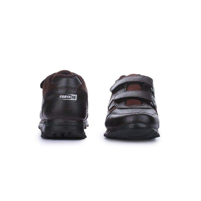 Liberty Force 10 Kids Non Lacing School Uniform Shoes (Brown, ELECTRA-V ...