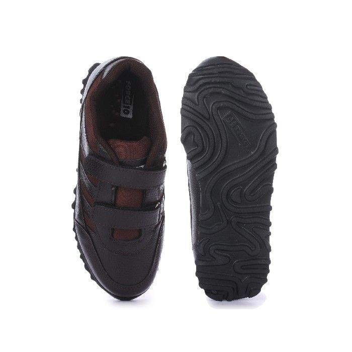Liberty Force 10 Kids Non Lacing School Uniform Shoes (Brown, ELECTRA-V ...