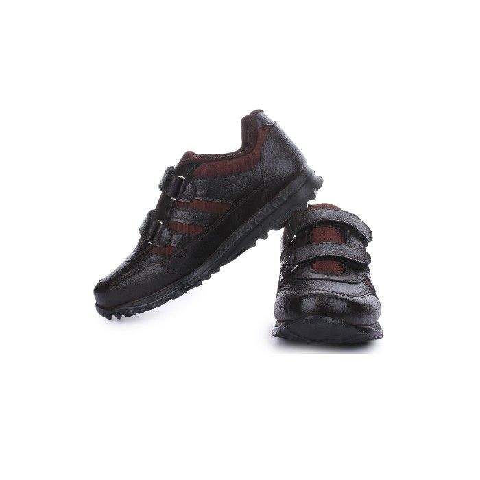 Liberty Force 10 Kids Non Lacing School Uniform Shoes (Brown, ELECTRA-V ...