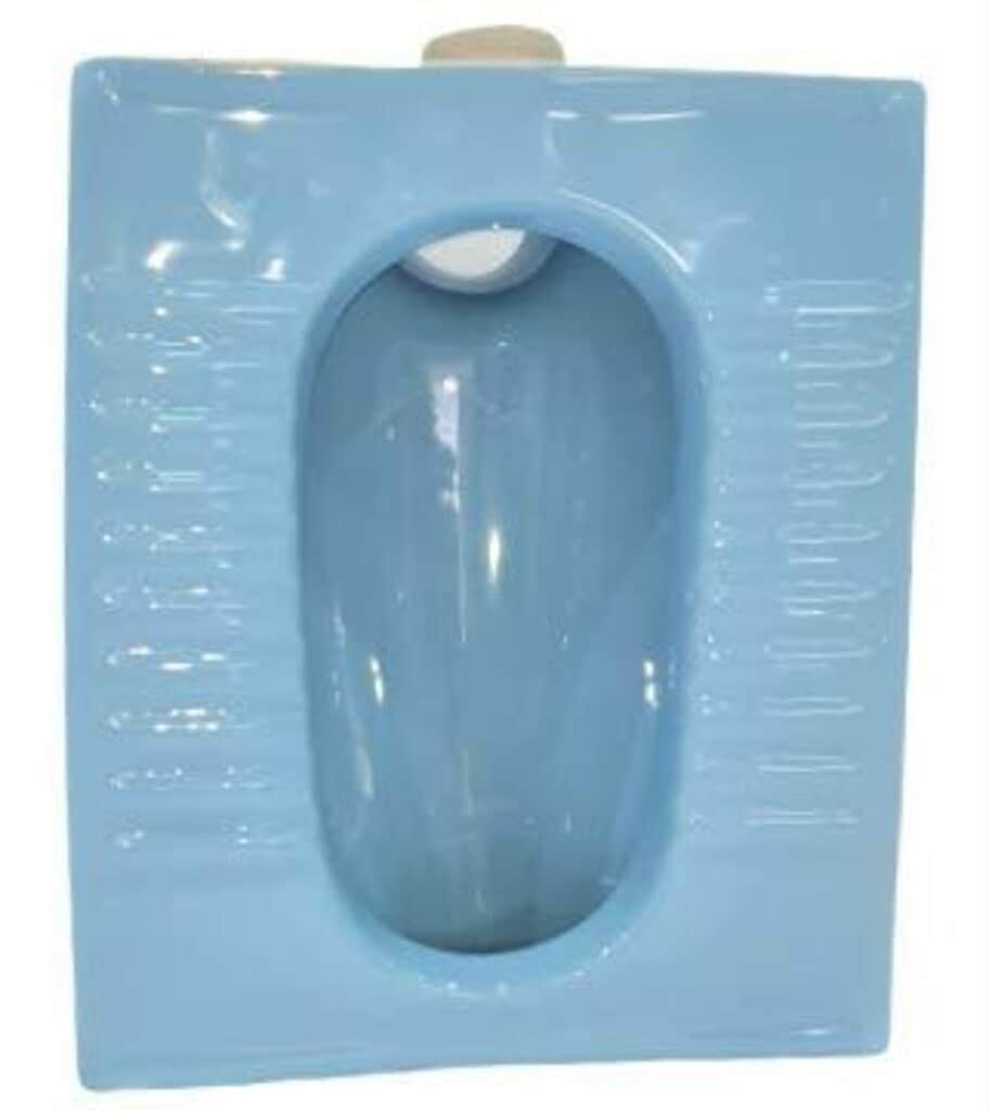Light Blue Ceramic Indian Toilet Seat - Indian Toilet Seat in Light ...