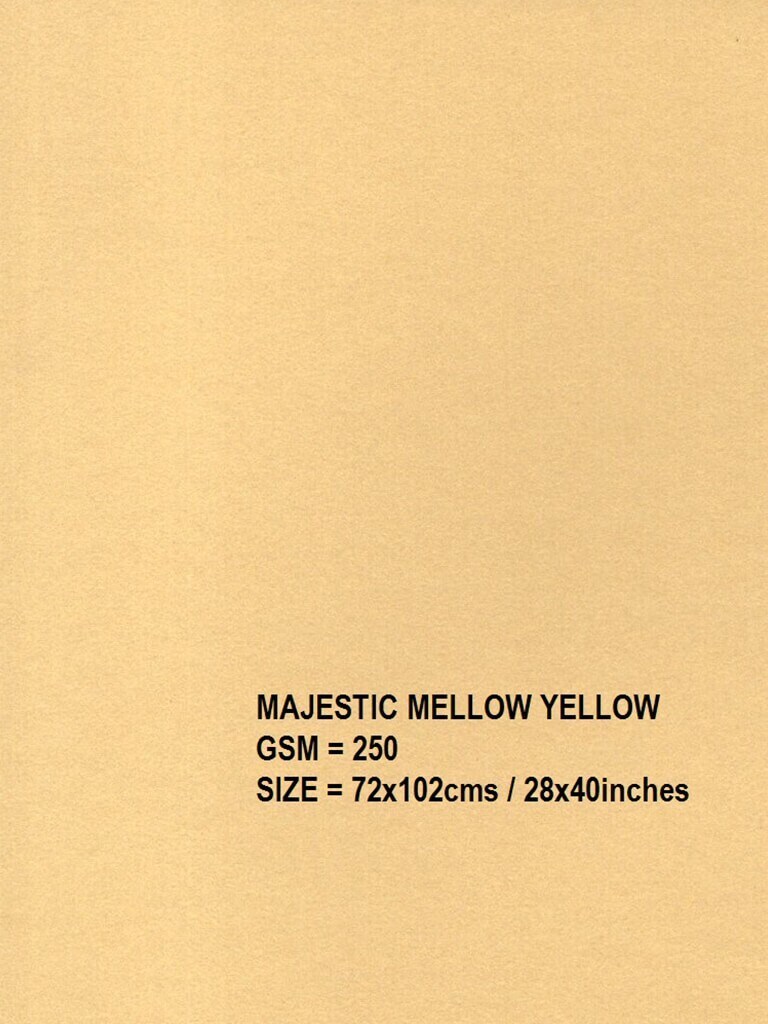 Majestic Mellow Yellow in Bangalore at best price by Mahaveer Papers ...