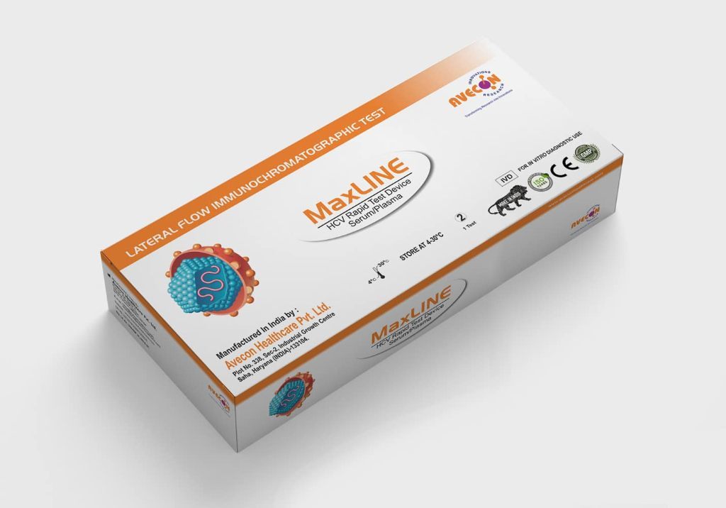 Maxline HCV Kit 50 Test in Ambala at best price by Avecon Healthcare ...