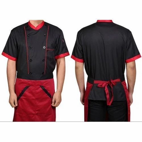 Mens Red And Black Western Restaurant Waiter Uniform in Hyderabad at ...