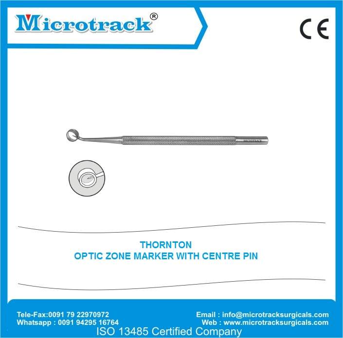 Microtrack Surgical Thorton Optic Zone Marker With Centre Pin MS-38074 ...