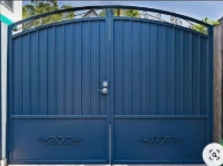 Mild Steel Blue Main Gate in Delhi at ₹ 15,000 / Pc by Faizan Steel ...