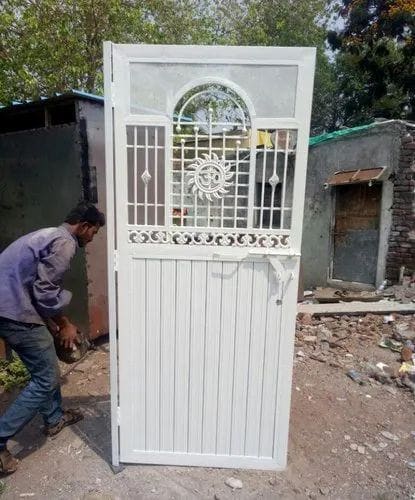Polished Mild Steel Rectangle Design Door in Mumbai at ₹ 210 / Sq.ft by ...