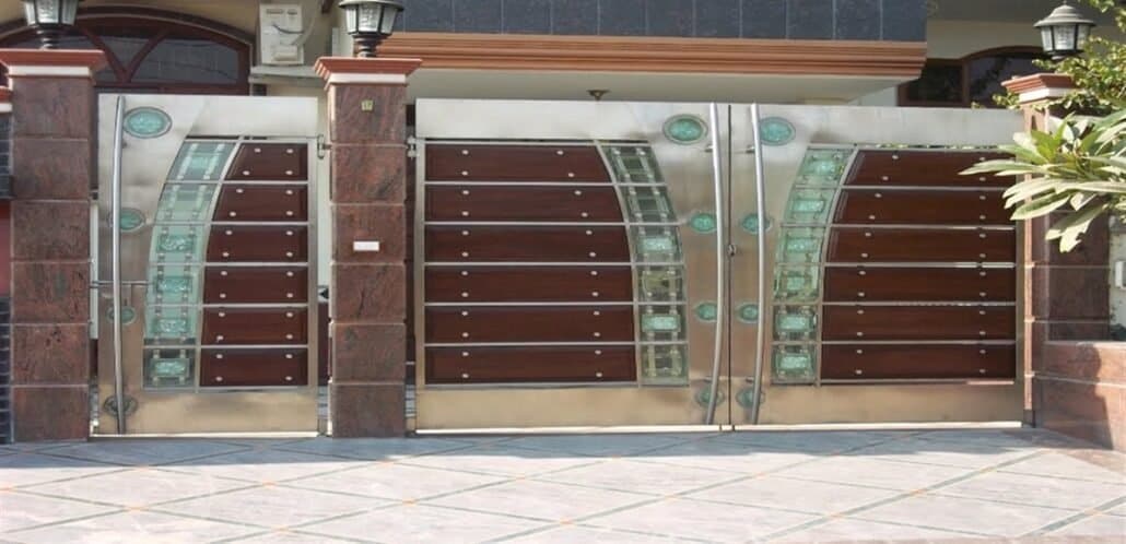 Modern Stainless Steel Main Entrance Gate - Get Best Price from ...