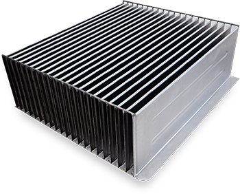 Transformer Fin Wall Type Radiator, Steel, Leakage control by UV light ...