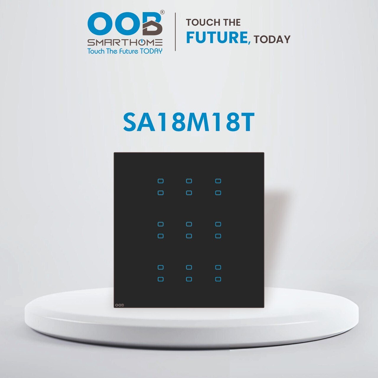 Home Automation - Touch Switches - Sapphire Series - SA18M18T in ...