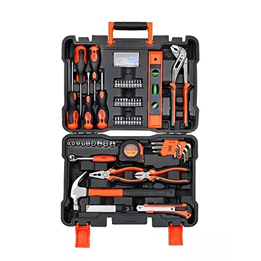 Black+Decker Professional Hand Tool Kit 154 Pcs BMT154C Orange/Black in ...