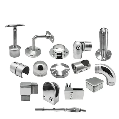 Stainless Steel Glass Fitting in Rajkot at ₹ 62 - ₹ 126 / Pc by Keyyans ...