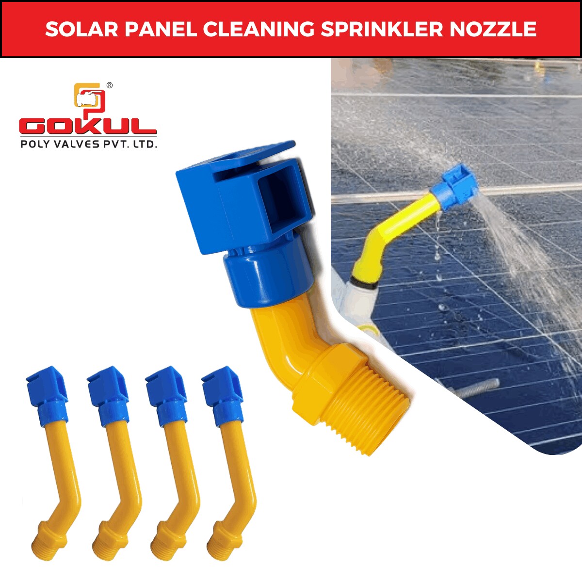 Solar Panel Cleaning Sprinkler System in Ahmedabad at ₹ 21 / Pc by ...