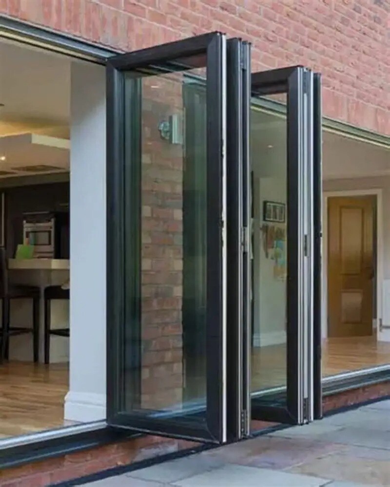 Aluminum Bi-Fold Door in Delhi at ₹ 250 - ₹ 350 / Sq.ft by Laxmi ...