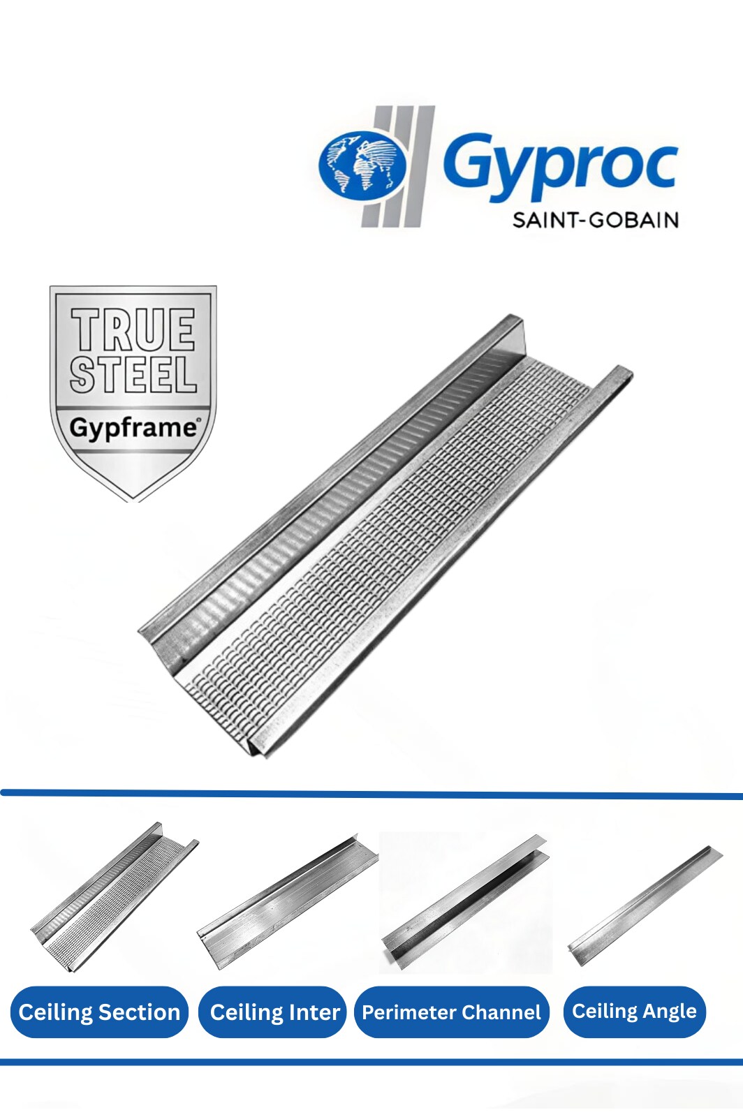 GYPROC TRUE STEEL CHANNEL in Surat at ₹ 320 / Unit by Vijay Shree Pop ...