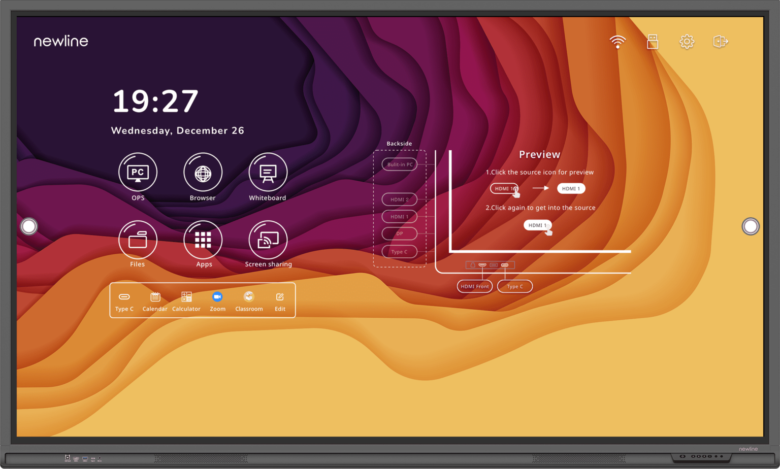 Newline TT6522Q Q Series Touch Interactive Flat Panel in Bangalore at ...