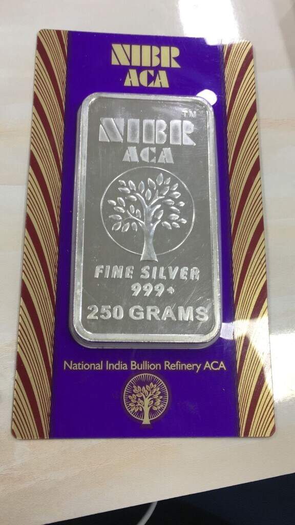 NIBR ACA Silver Bullion Bar 250 gm in Mumbai at best price by National ...