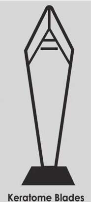 3.8mm Stainless Steel Blunts Tip Keratome Blades for Ophthalmic Surgery ...