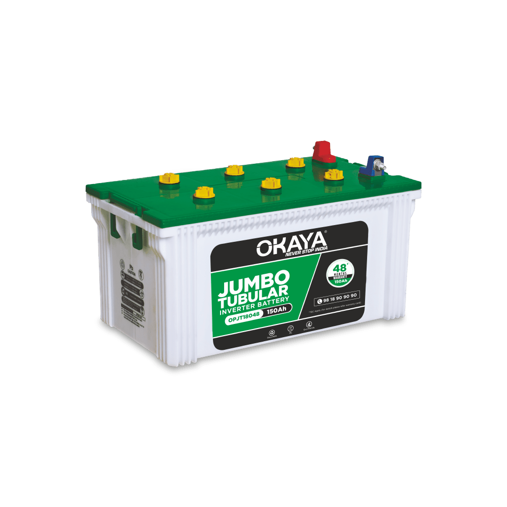 Okaya Jumbo Tubular Inverter Batteries (OPJT18048, 150 AH) in Delhi at ...