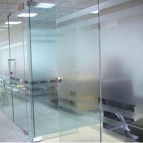 Plain Hinged Frosted Glass Partitions in Faridabad at ₹ 200 - ₹ 300 ...