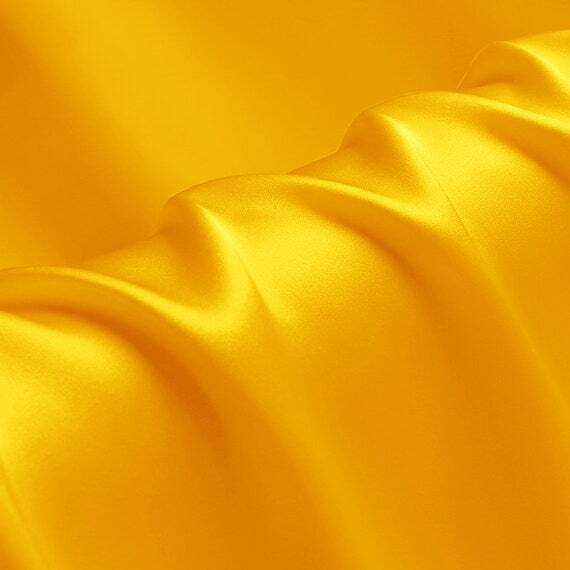 Plain Silk Satin Fabric For Garments (Yellow) in Delhi at ₹ 90 / Mtr by ...
