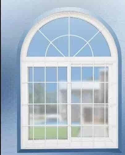 Powder Coated UPVC Arched Window For Home ( White ) in Kalka at ₹ 350 ...