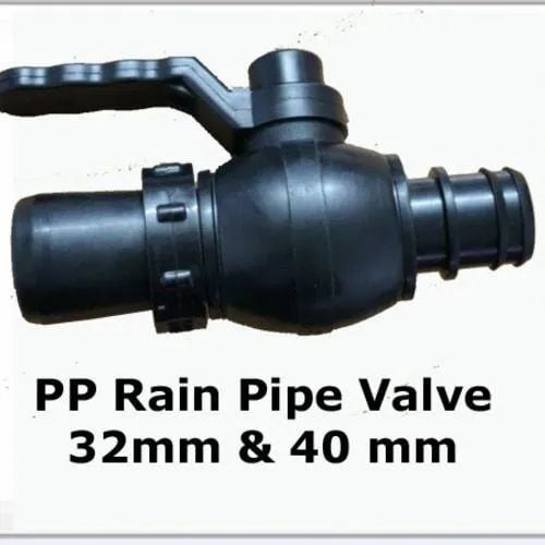 Plastic PP Rain Pipe Valves for Irrigation, Size: 32mm&40mm in ...