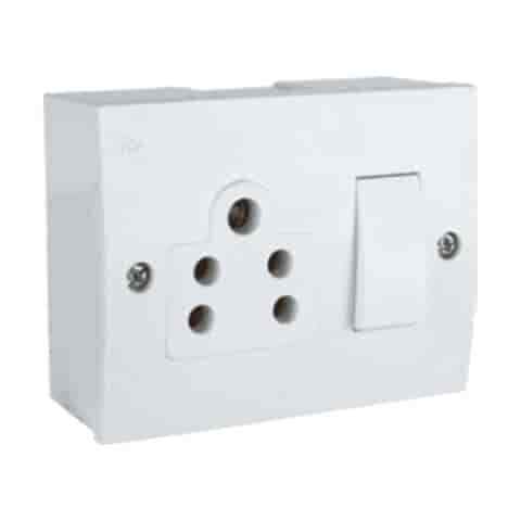 Pvc Electrical Switch Socket (White) in Delhi at ₹ 65 / Pc by Kalka ...