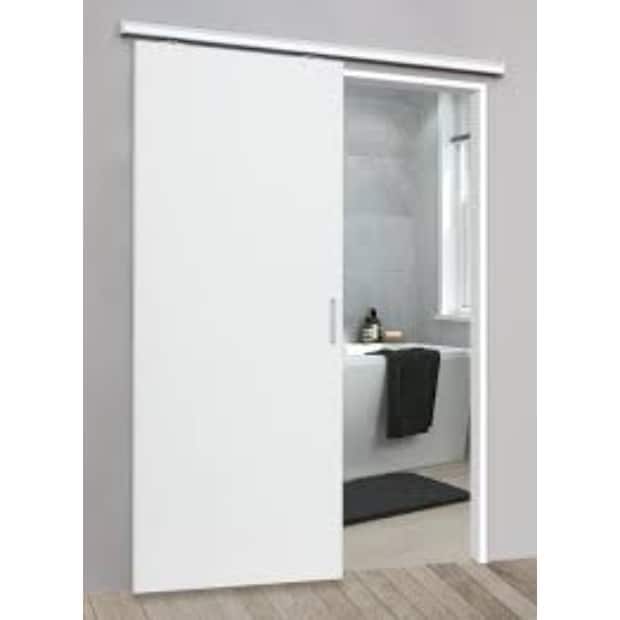 PVC Sliding Bathroom Door (White) in Thrissur at ₹ 5,000 / Pc by EC ...