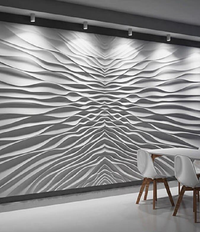 PVC Wave 3D Wall Panel in Mumbai at ₹ 350 / Sq.ft by Nitin Enterprises ...