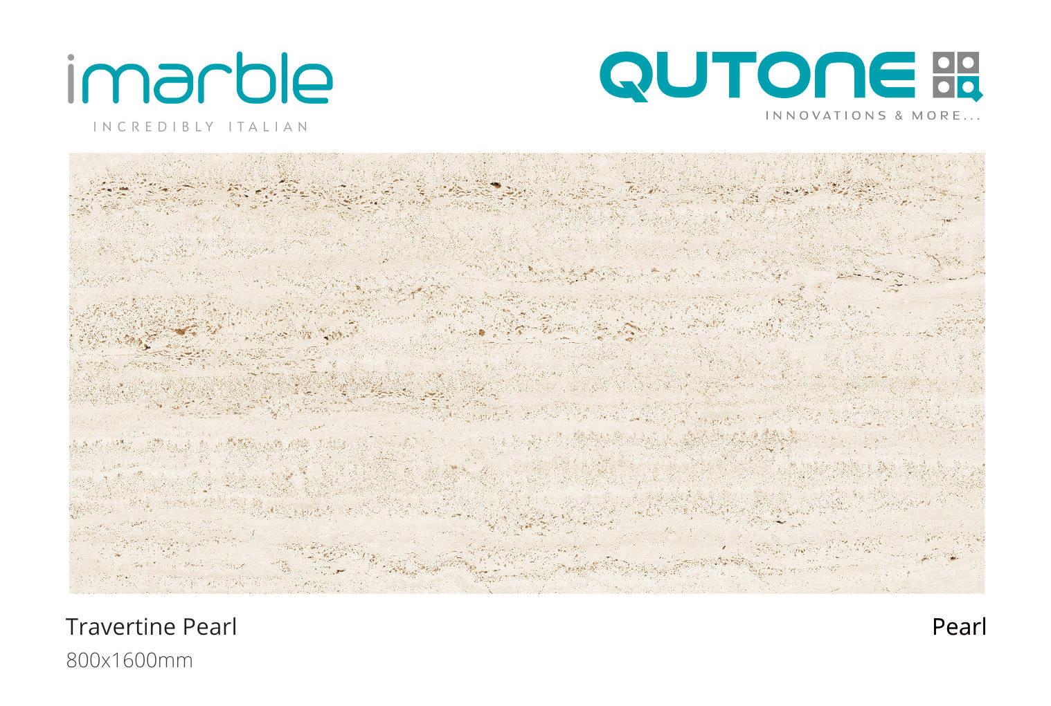 Qutone Travertine Pearl Floor Tile (800 x 1600 mm) in Dindigul at best ...