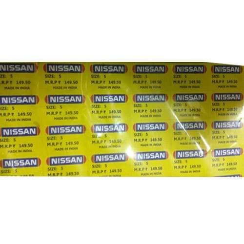 Rai Label Rectangular Vinyl Adhesive Printed Sticker in Ahmedabad at ...