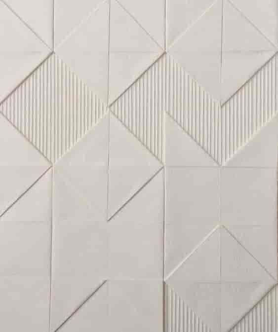 Rectangle 3D Glossy Ceramic Wall Tile (Off White) in Namakkal at ₹ 40 ...