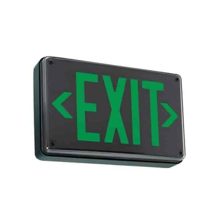 Rectangular LED Exit Sign Board (Black And Green) in Bangalore at ₹ 220 ...