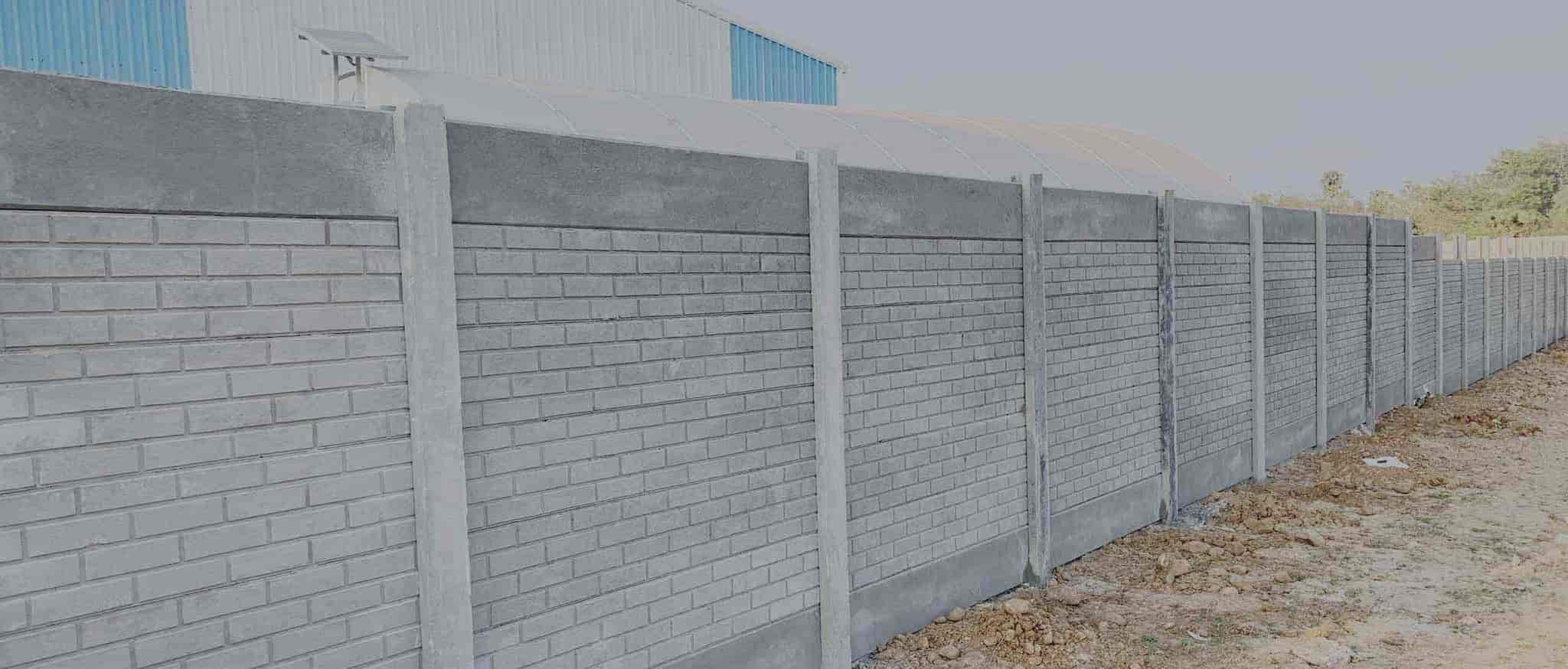 Rectangular Precast Concrete Walls For Homes (Grey) in Delhi at ₹ 80 ...