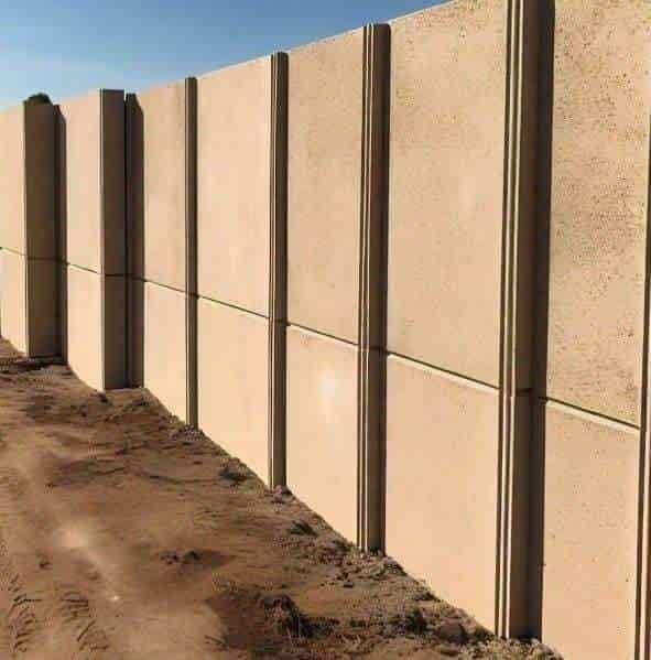 Rectangular RCC Precast Boundary Wall (Beige) in Chennai at ₹ 150 / Sq ...