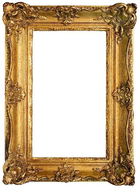 Rectangular Wall Mounted Brass Photo Frames Golden