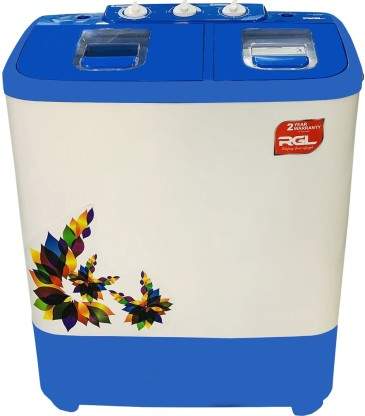 Semi Automatic 6 8 Kg Blue White Top Load Washing Machine in Mundra ...