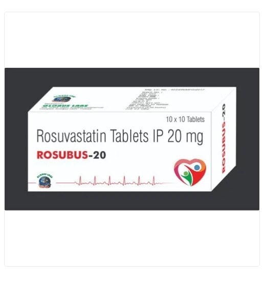 Rosuvastatin 20mg Tablets for Cholesterol Management in Delhi at ₹ 180 ...