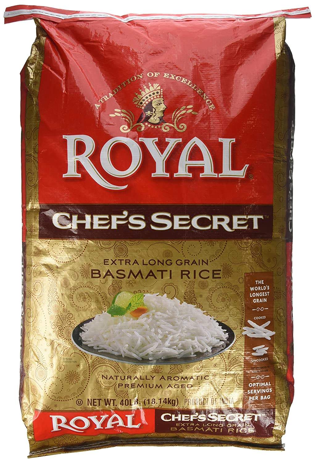 Royal Chefs Secret Basmati Rice 40 lbs in Delhi at best price by Manav ...