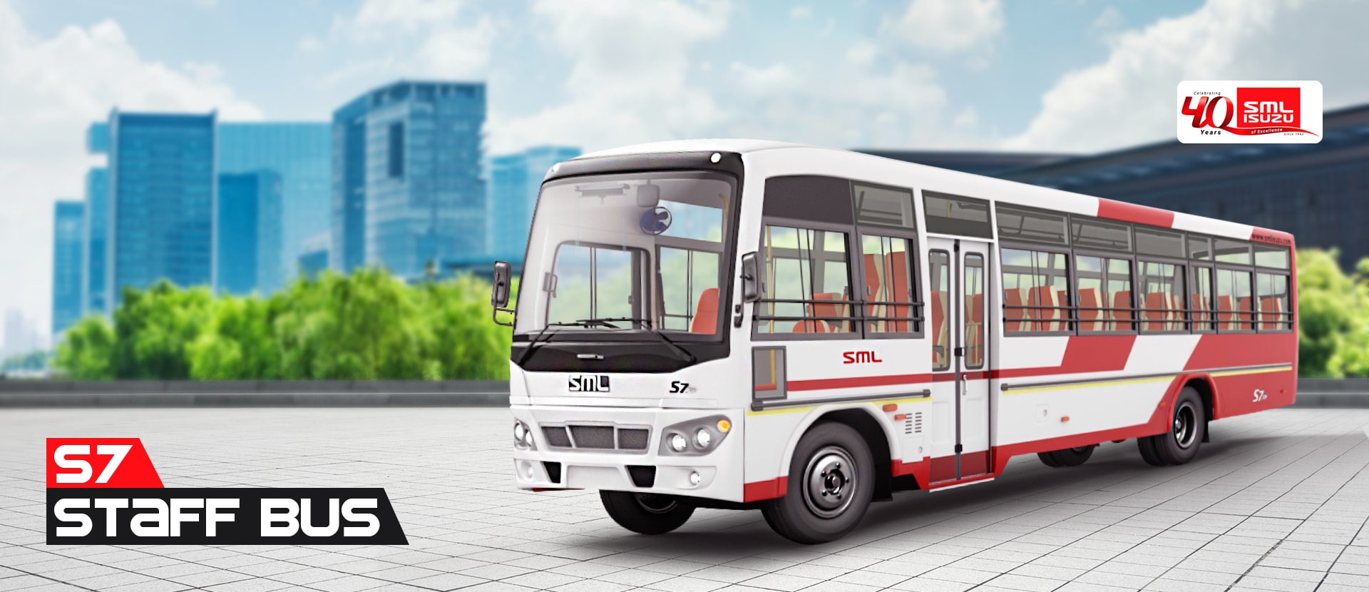SML ISUZU S7 Staff Bus D+35+1 Seater 4240 Ac Bus BS6 - CNG in Bangalore ...