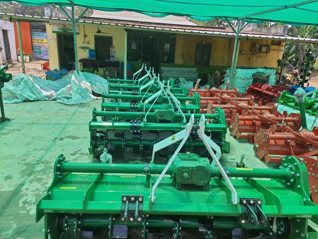Sarva Shakthi 6 Feet 42 Blade Agricultural Tractor Rotavator, For ...