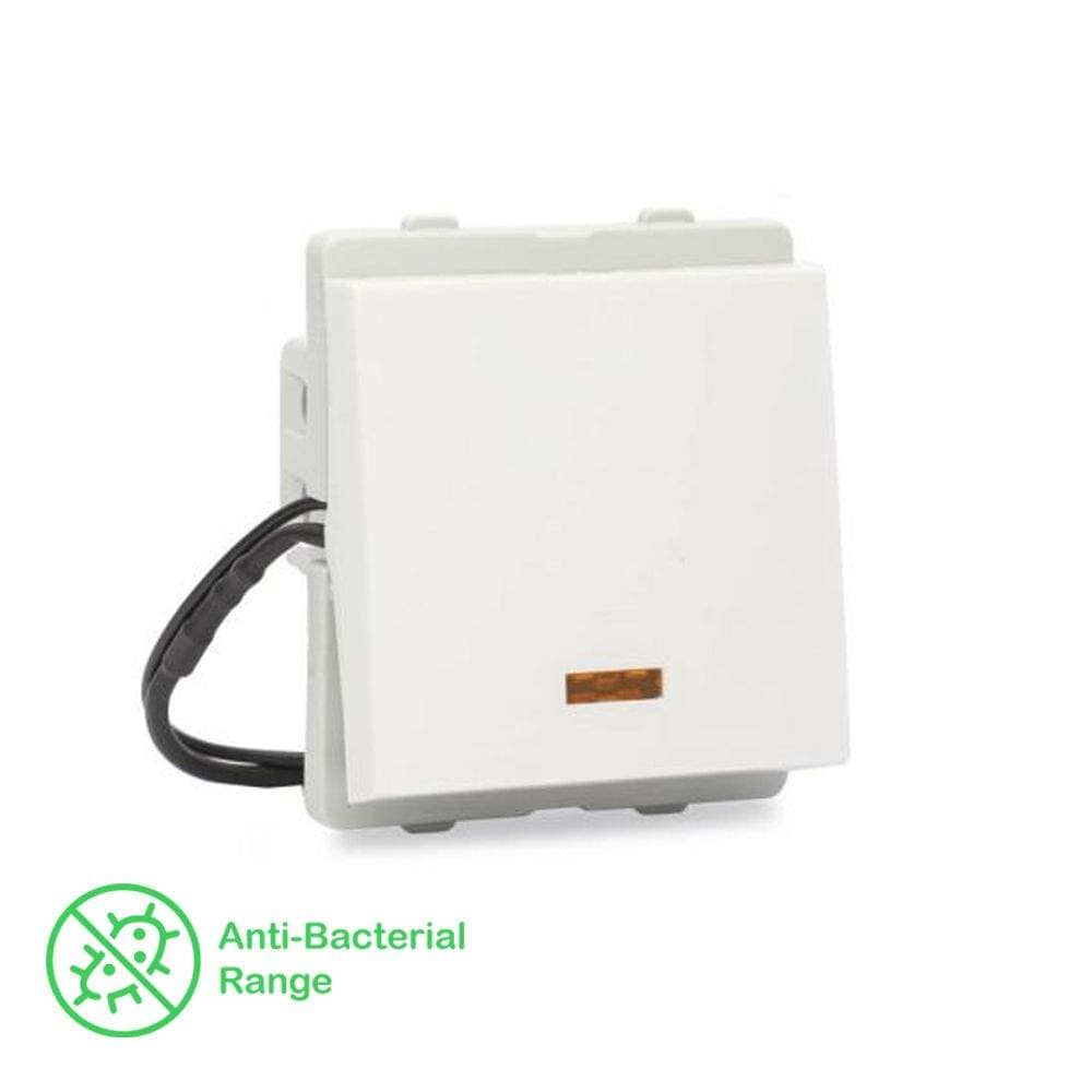 Schneider Electric 20A 2 Module Double Pole Switch With Indicator ...